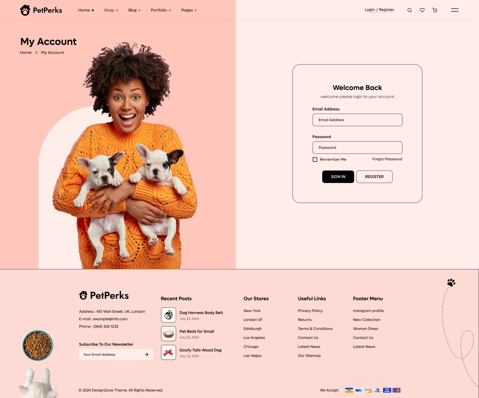 PetPerks - Pet Shop eCommerce Figma Template by DexignZone | ThemeForest
