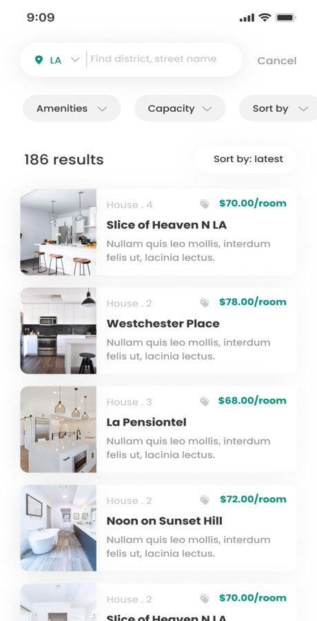 Rent Home App | UI Kit | Flutter | Figma FREE | Life Time Update ...
