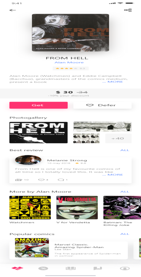 Book Store App | UI Kit | Flutter | XD, Sketch FREE | Life Time Update ...