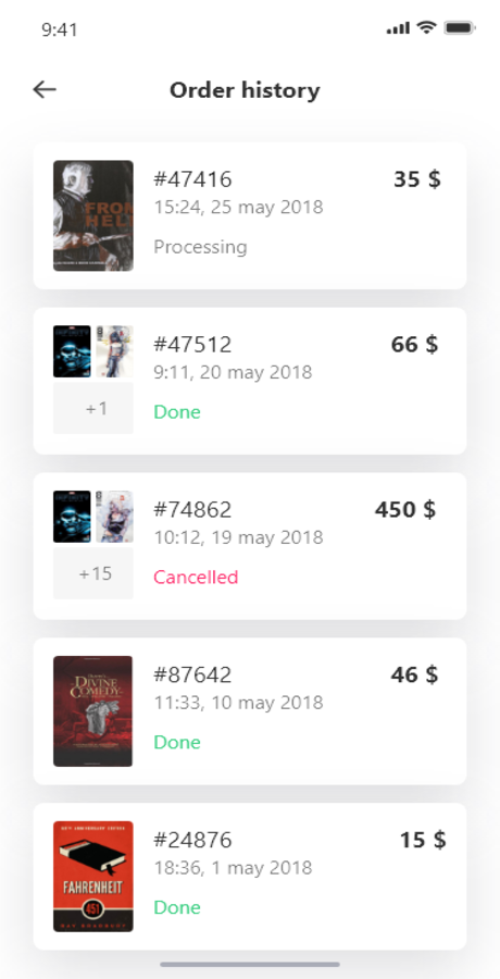 Book Store App | UI Kit | Flutter | XD, Sketch FREE | Life Time Update | Love Book by FlutterVision
