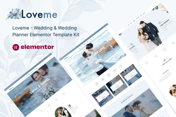 Loveme – Wedding & Wedding Planner Elementor Template Kit by wpoceans