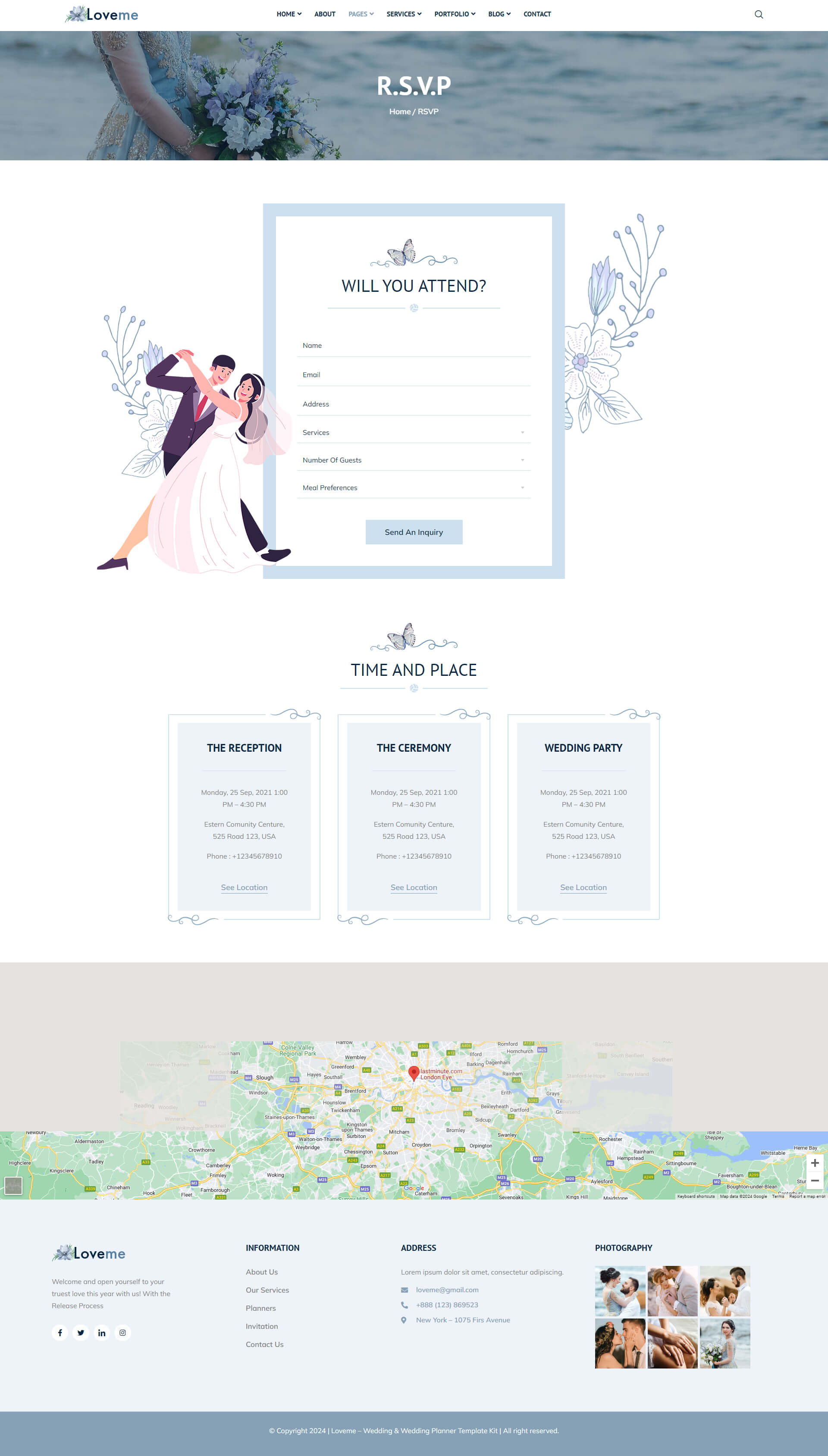 Loveme – Wedding & Wedding Planner Elementor Template Kit by wpoceans