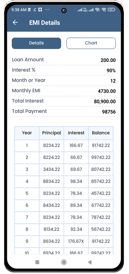 EMI Calculator App - Loan Calculator | Finance App | Loan EMI React ...