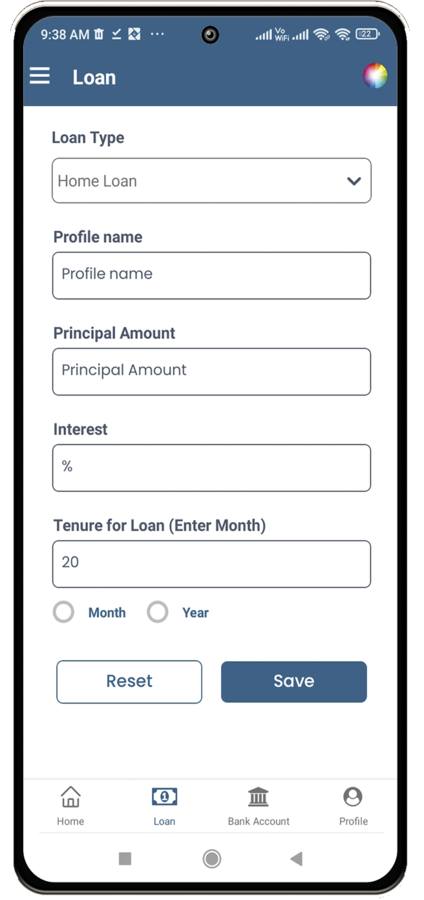 Emi Calculator App Loan Calculator Finance App Loan Emi React Native Iosandroid App