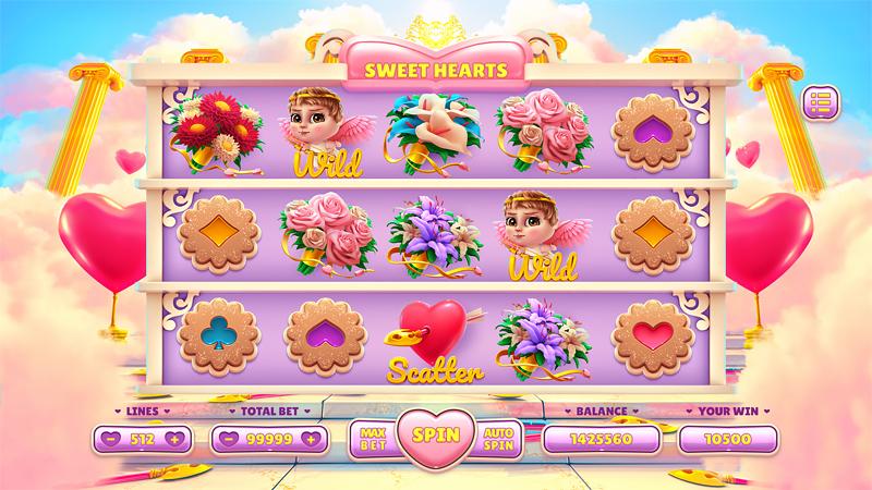 HTML Valentine’s Day Slot Game by Master_Key | CodeCanyon