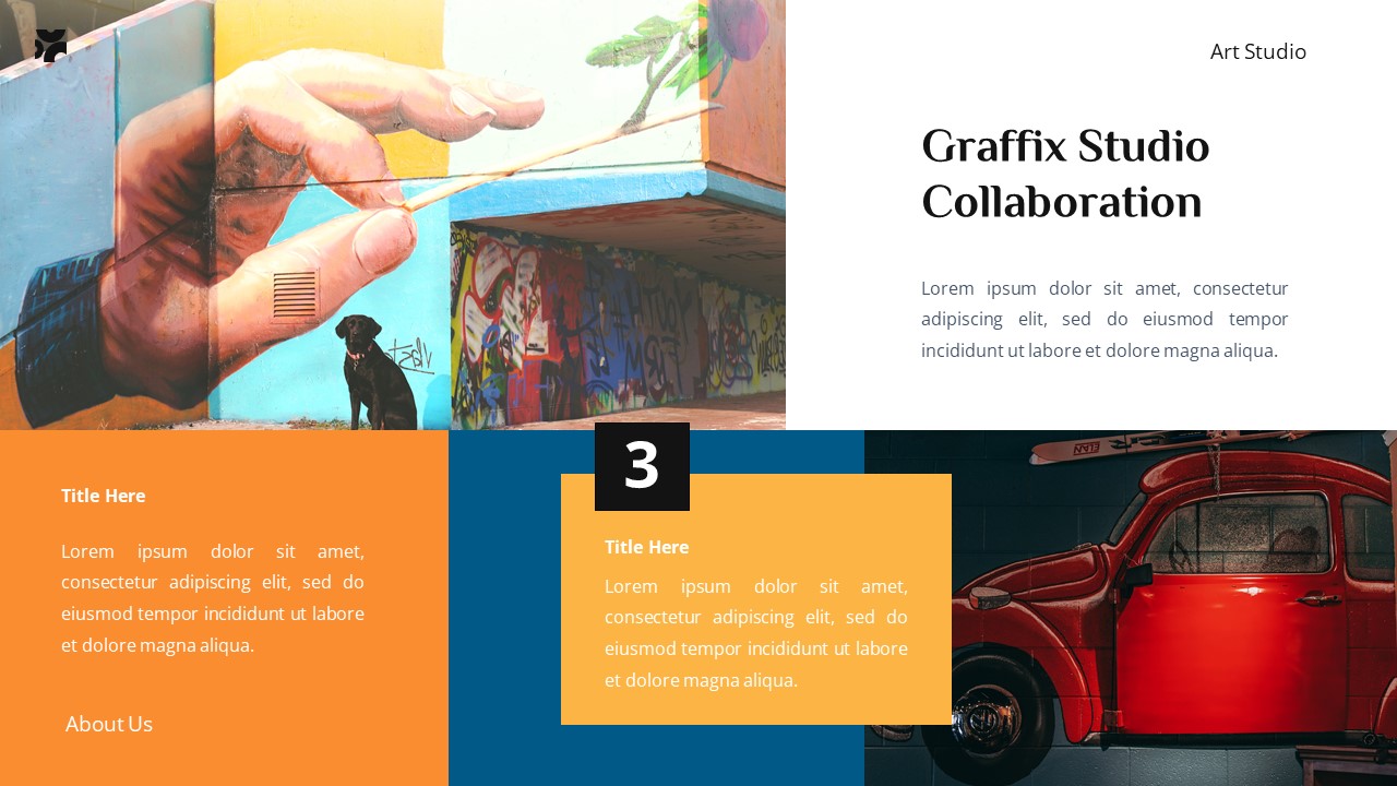 Graffix - Pop Art & Graffiti PowerPoint Template, Presentation Templates