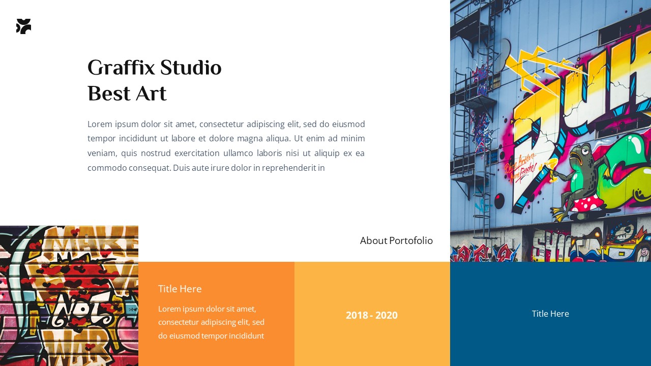 Graffix - Pop Art & Graffiti PowerPoint Template, Presentation Templates