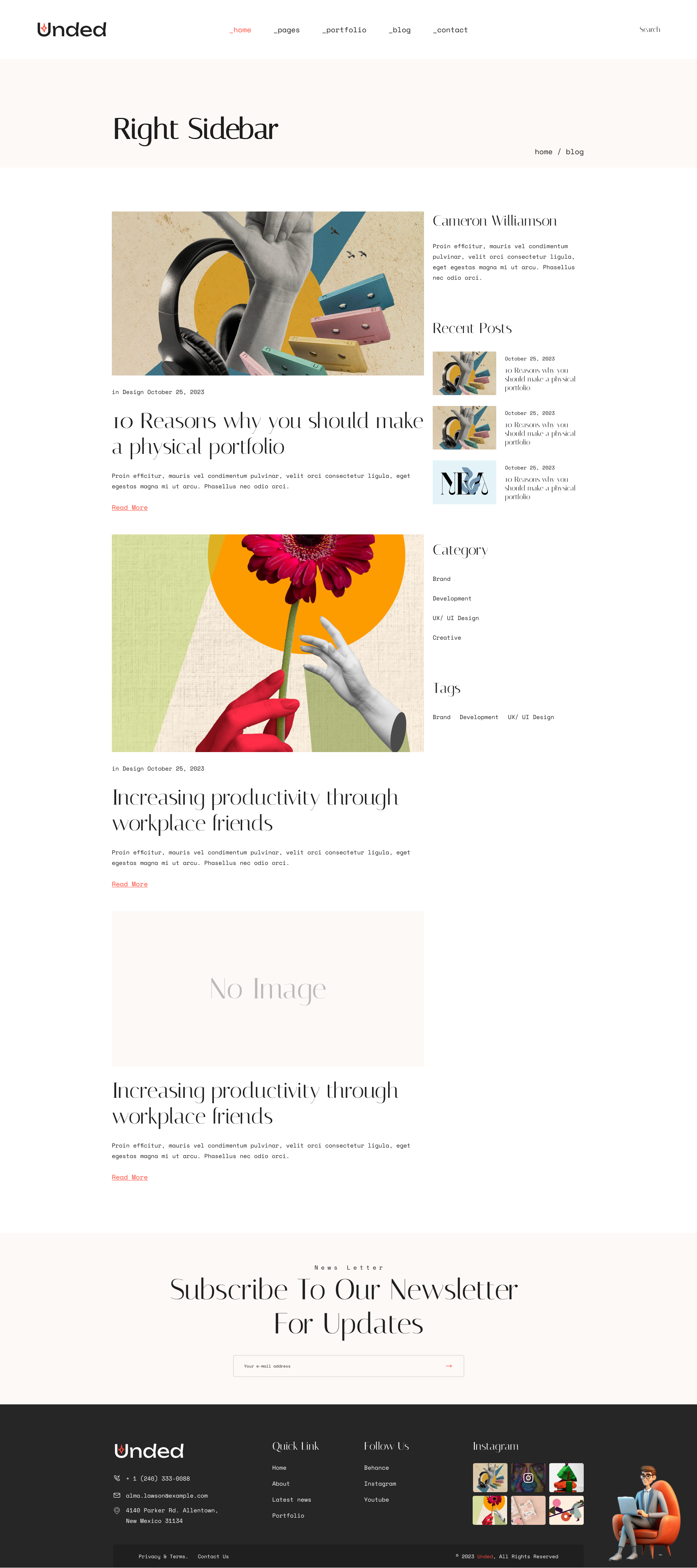 Unded - Creative Agency and Portfolio Figma Template by envalab ...