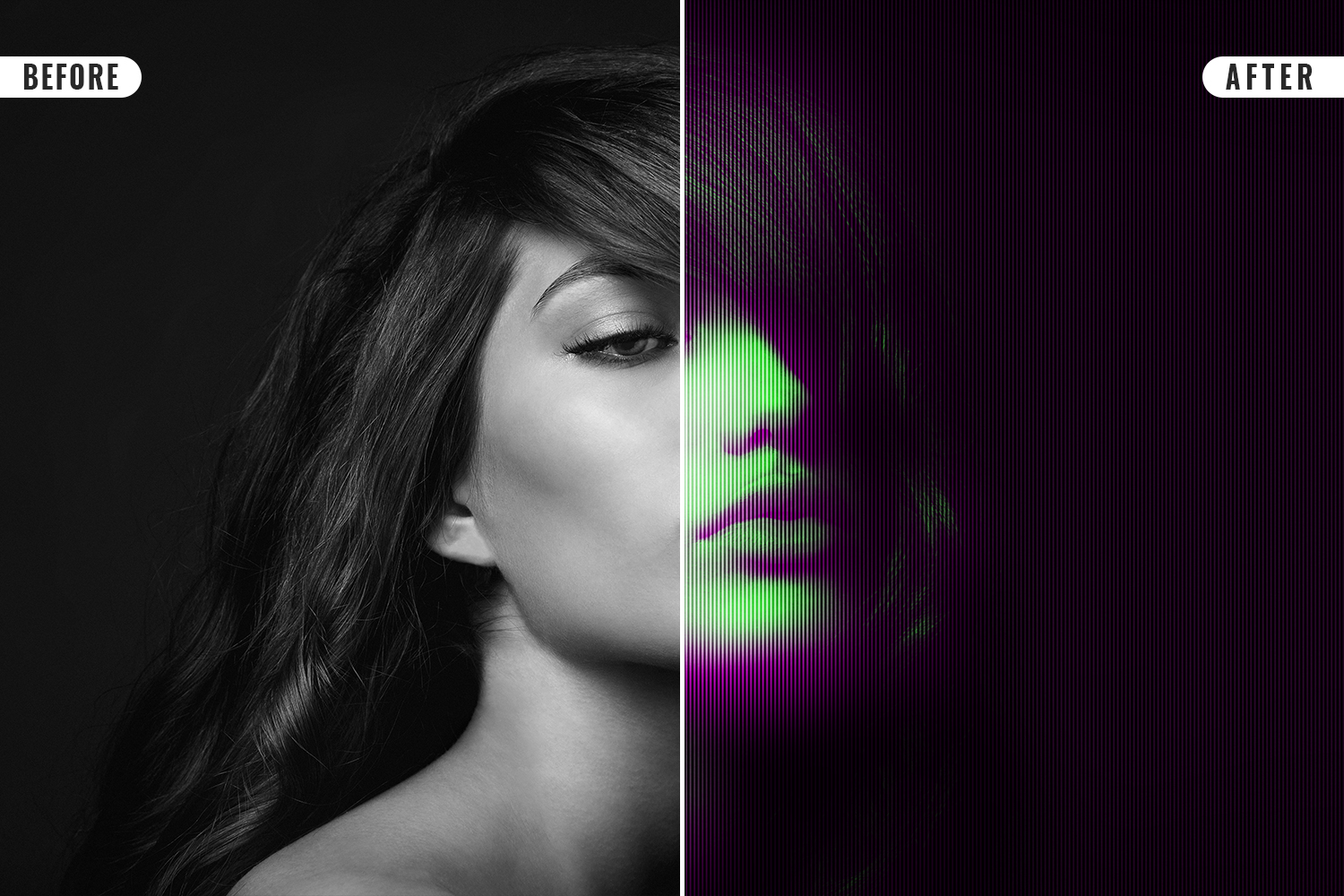 Future Glow Photo Effect, Add-ons | GraphicRiver