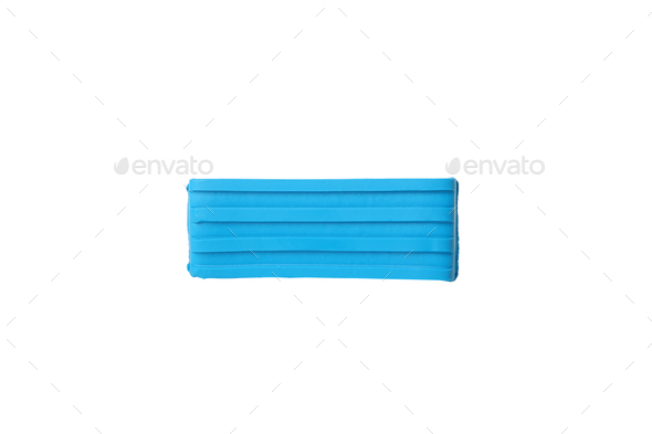 PNG, a piece of blue plasticine, isolated on a white background. Stock ...