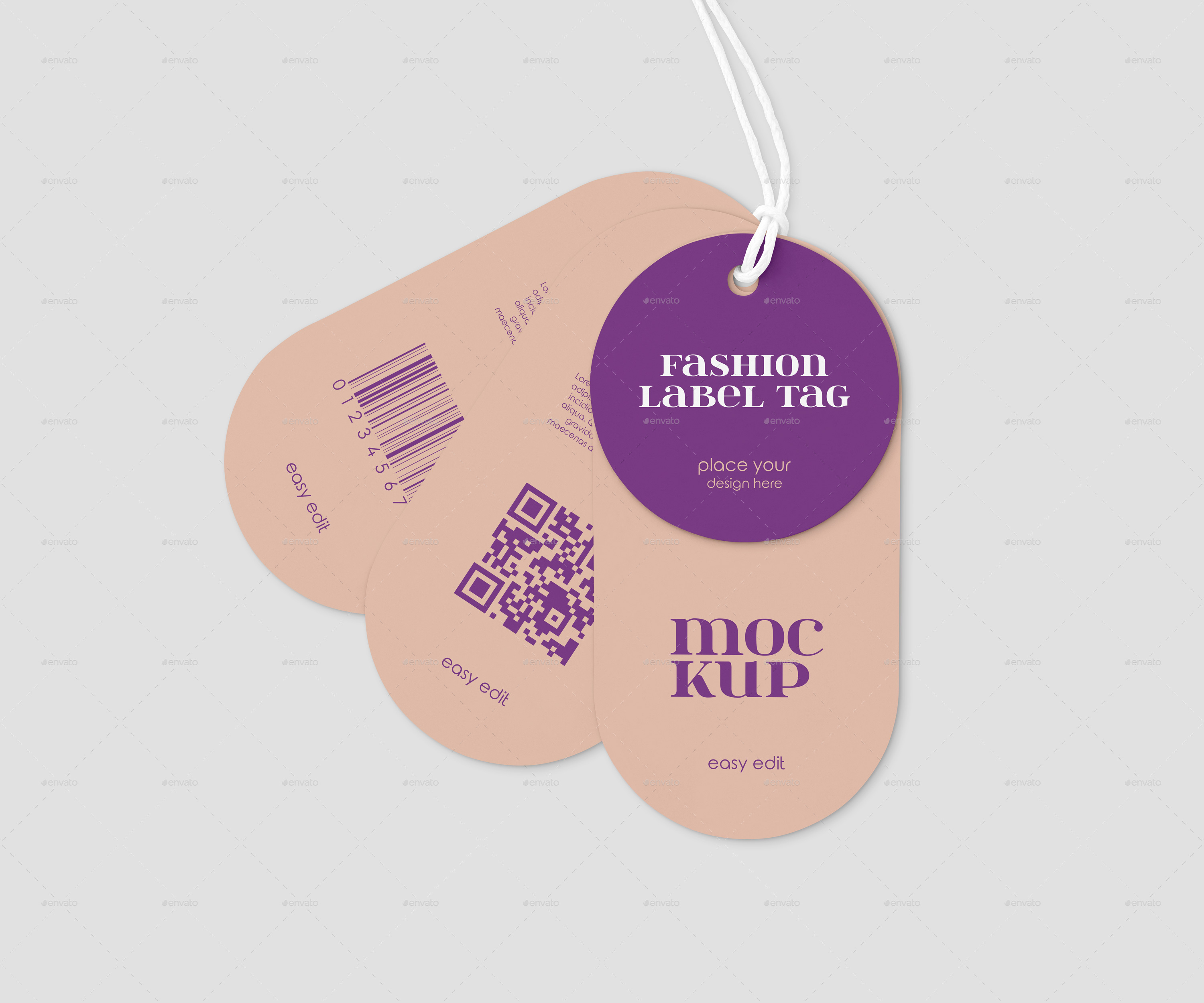Fashion Label Tag Mockup Set, Graphics | GraphicRiver