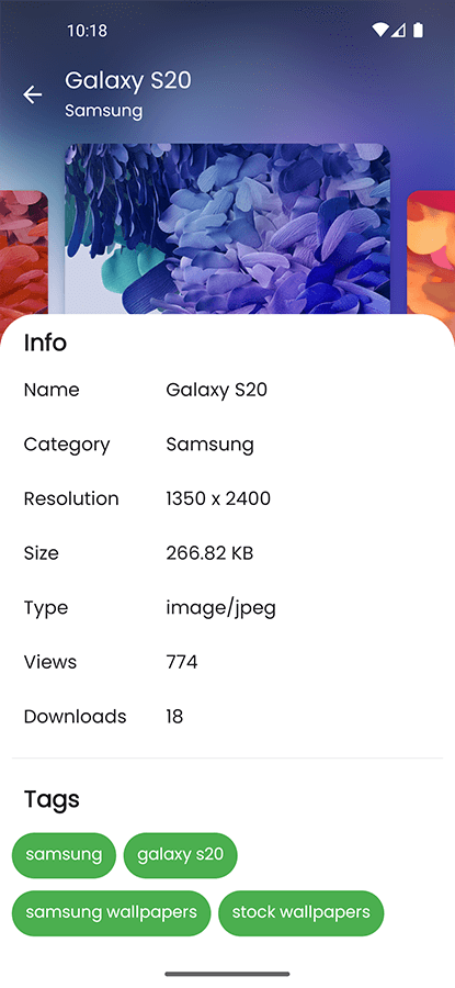 Material Wallpaper by solodroid | CodeCanyon