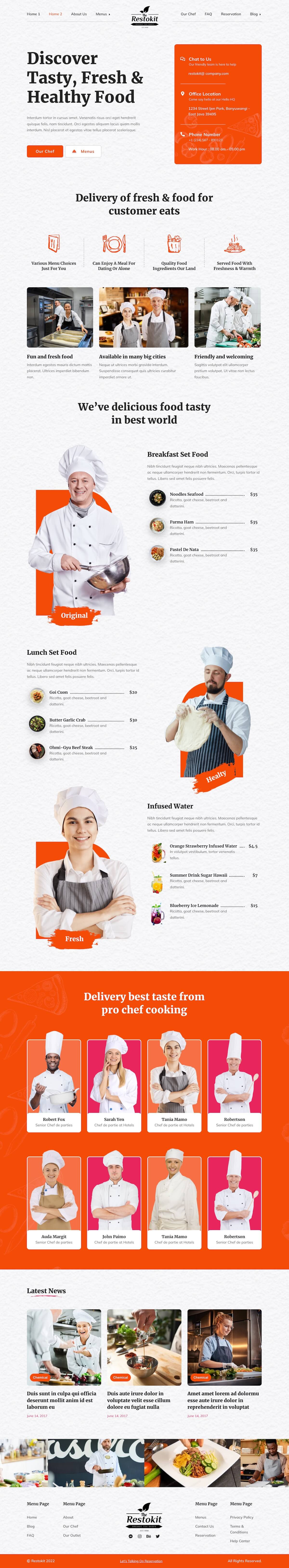Restokit - Food & Restaurant Elementor Template Kit by TemeGUM ...