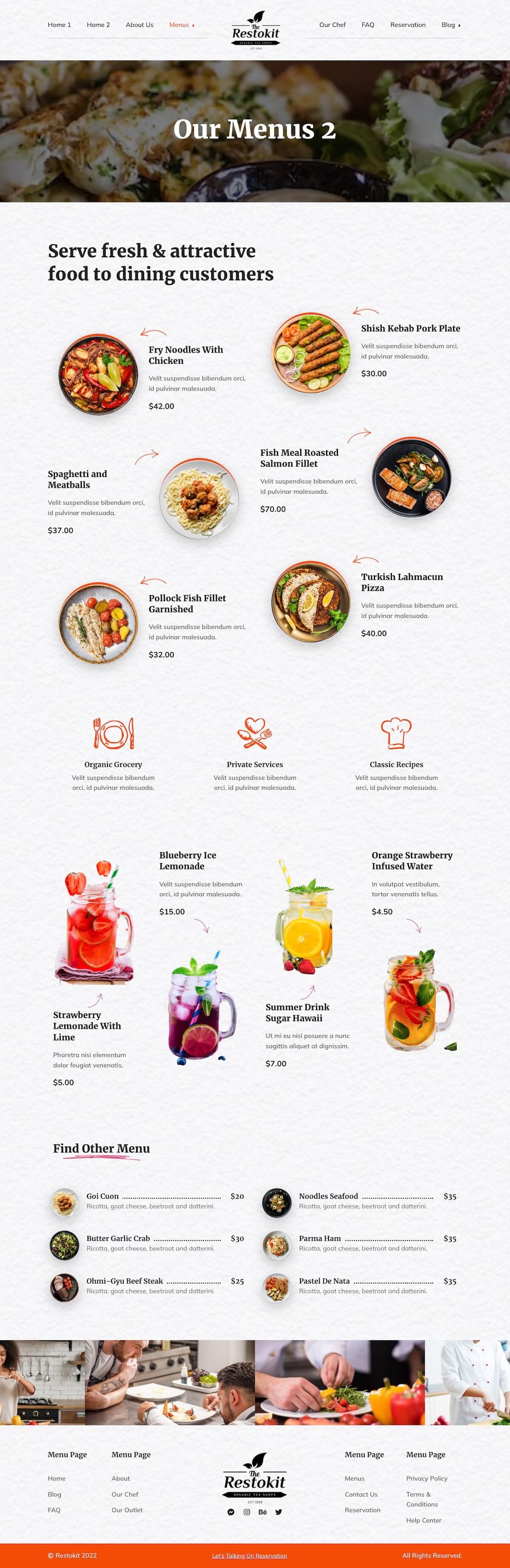 Restokit - Food & Restaurant Elementor Template Kit by TemeGUM ...