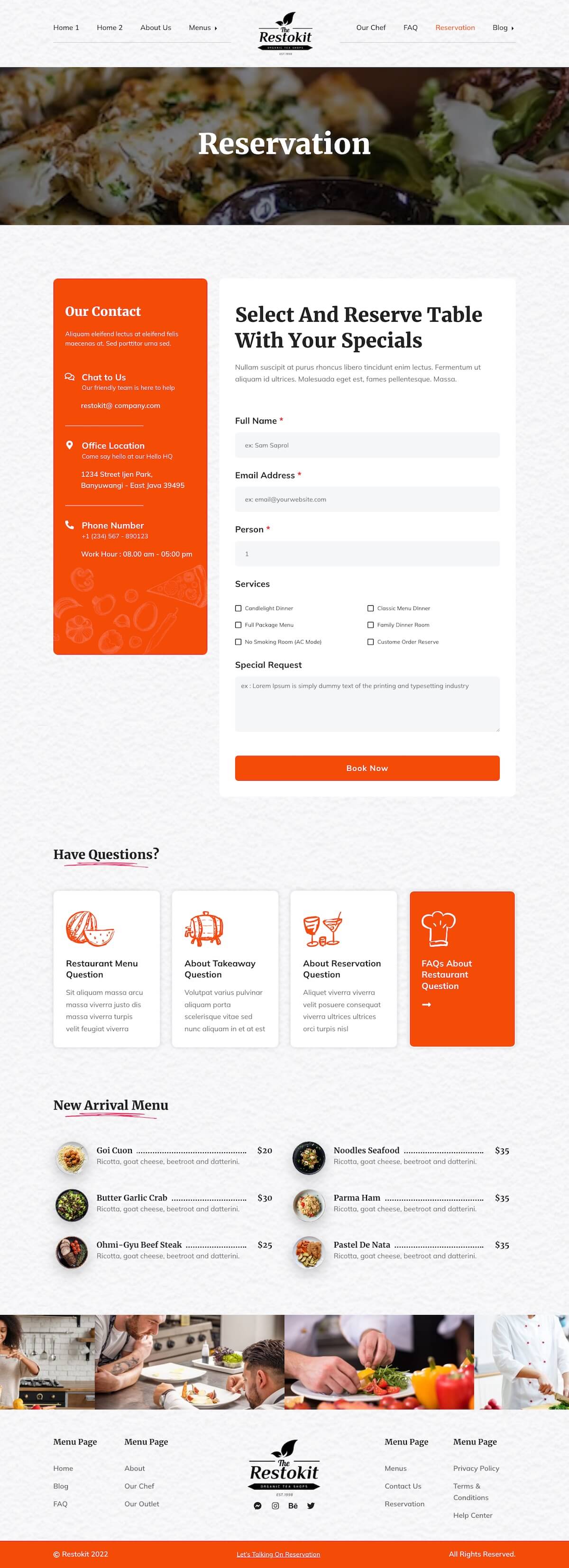 Restokit - Food & Restaurant Elementor Template Kit by TemeGUM ...