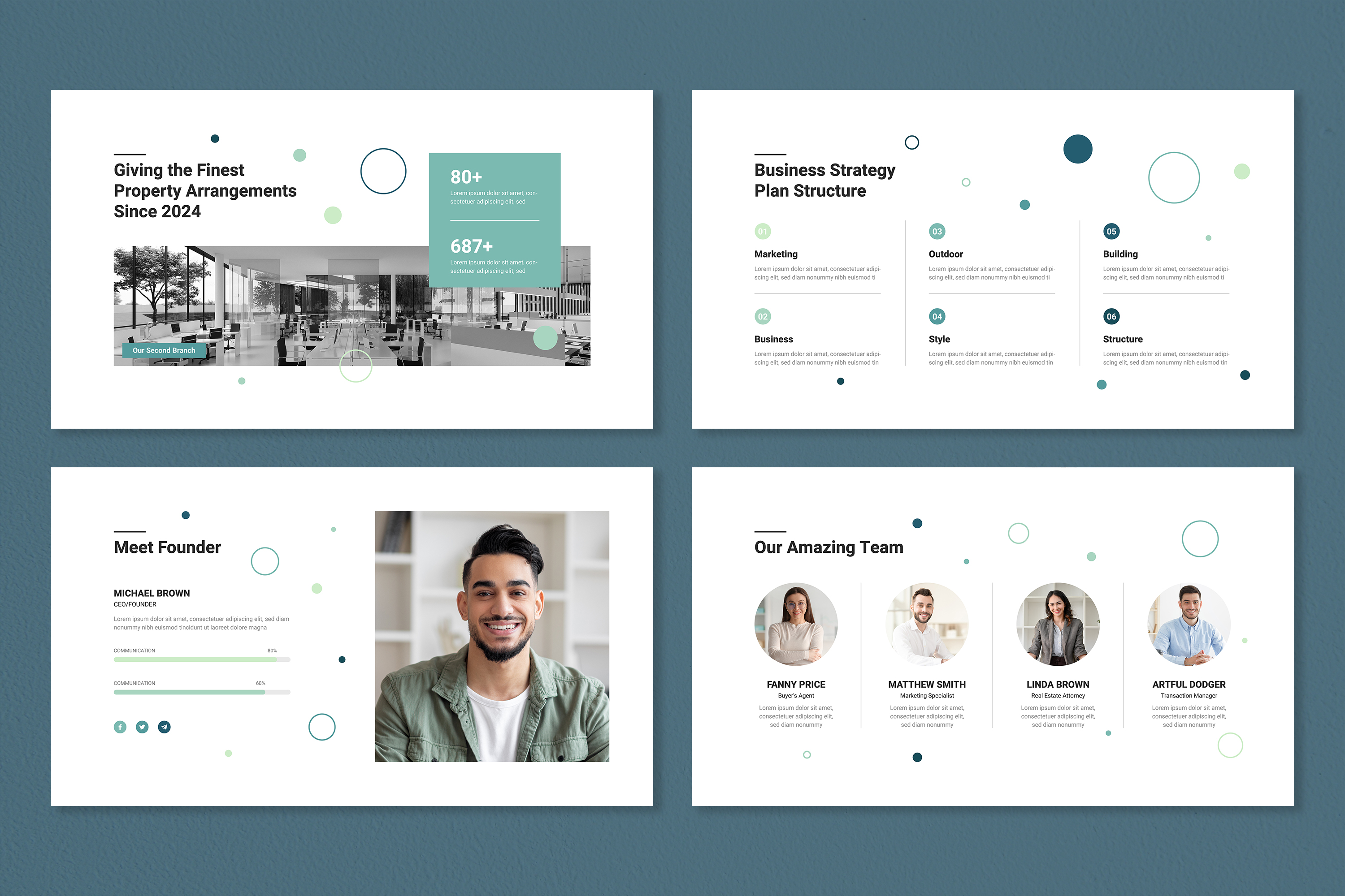 Real Estate Presentation Template, Presentation Templates | GraphicRiver
