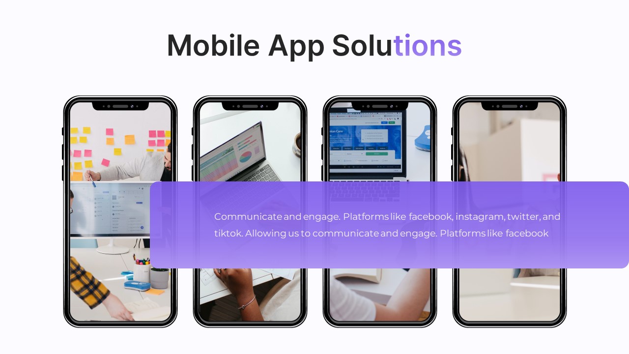 Mobile Apps Powerpoint Template, Presentation Templates | GraphicRiver
