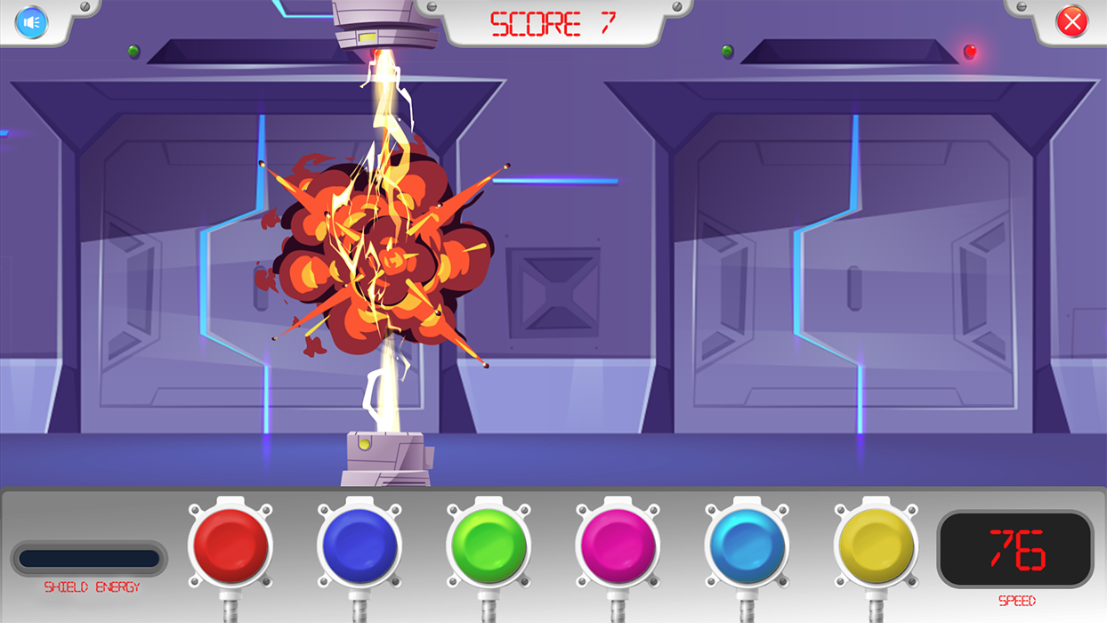 Colour Shield Game (Construct 3 | C3P | HTML5) Endless Spaceship Game by CGFX-Studio