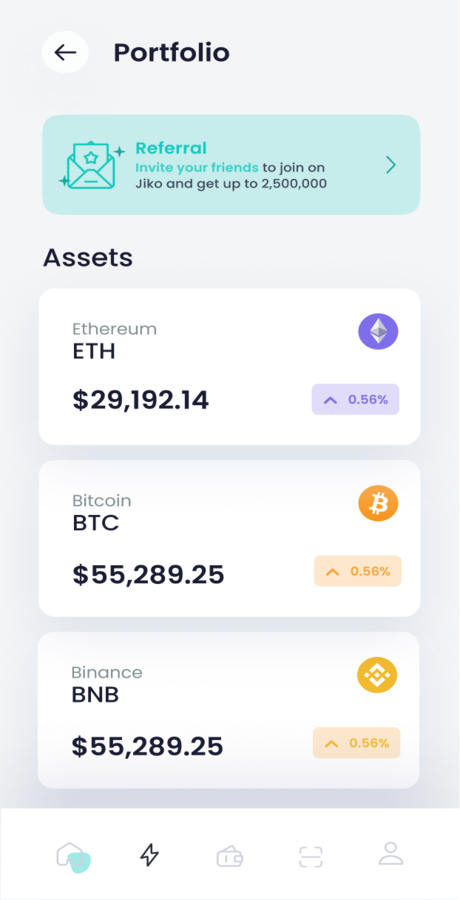 Crypto Wallet And Finance App | UI Kit | Flutter | Figma FREE | Life ...