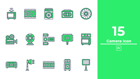 Camera Icon Premiere Pro, Premiere Pro Templates | VideoHive