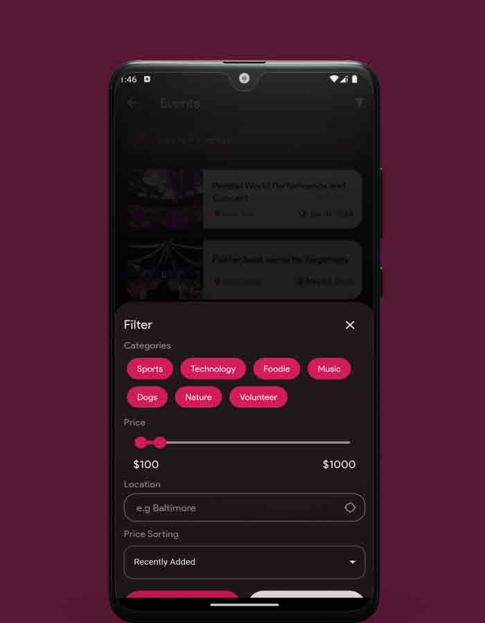 Eventful - Online Event Booking Management Flutter UI Template by ...