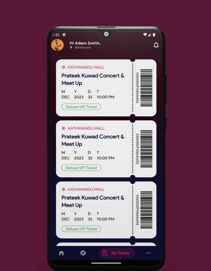 Eventful - Online Event Booking Management Flutter UI Template by ...