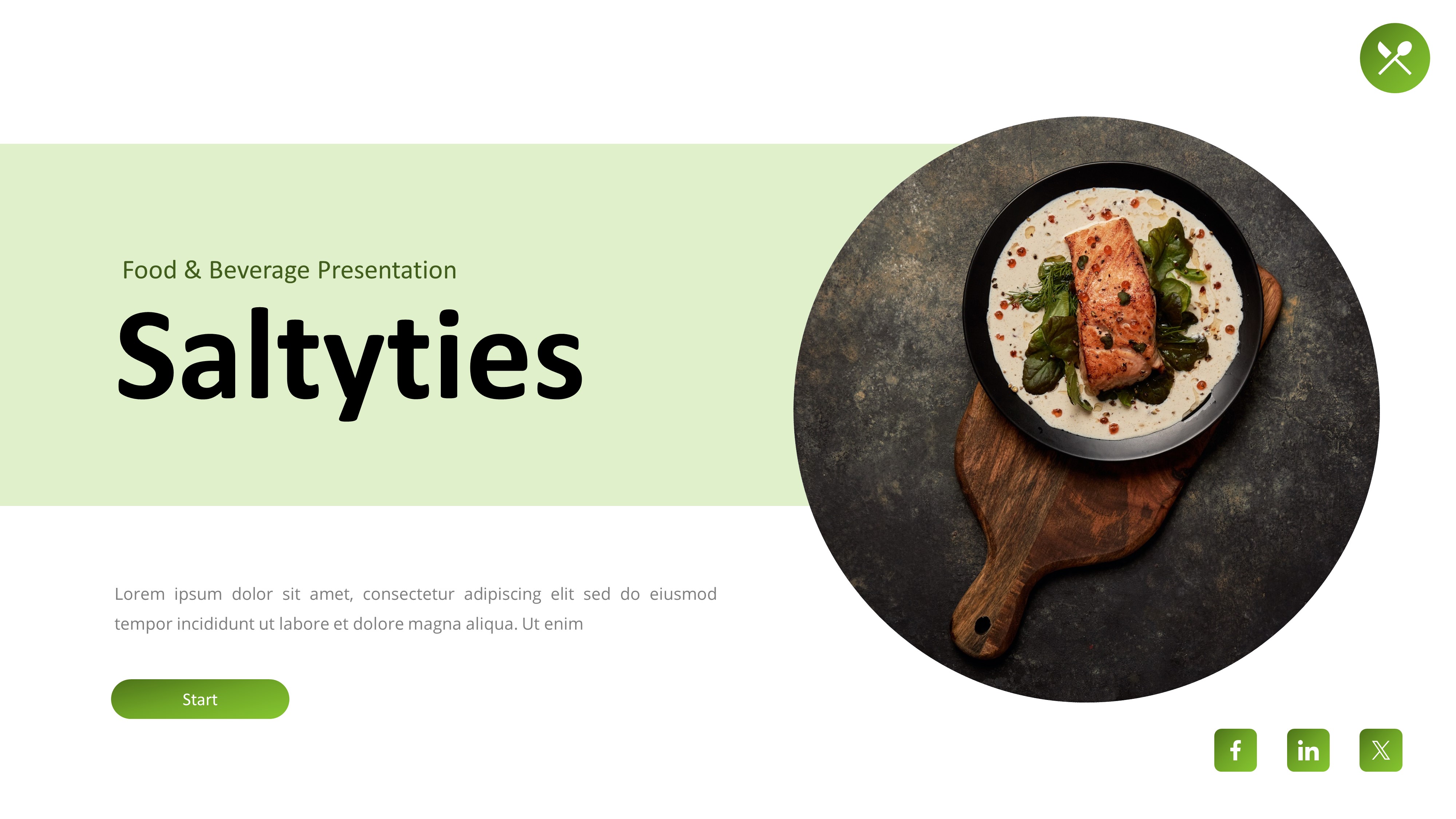 Saltyties - Food And Beverage Keynote Presentation Template ...