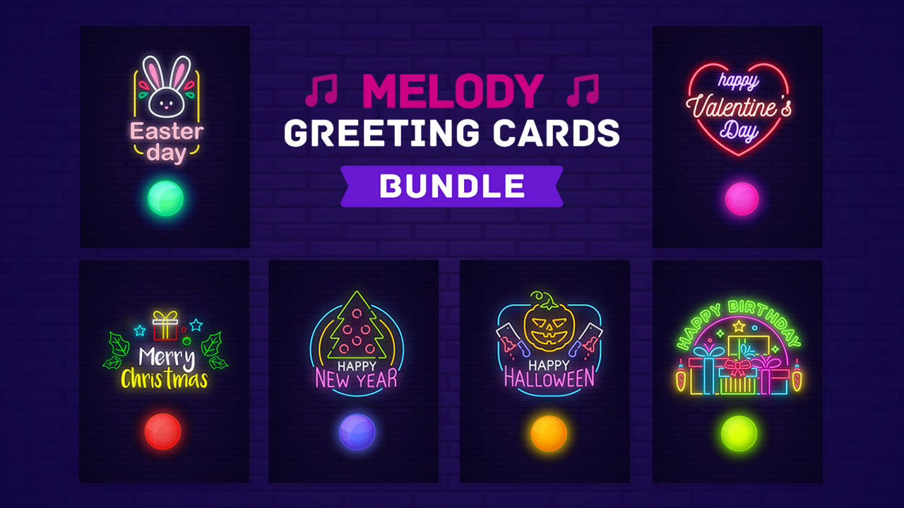 Melody Greeting Cards HTML5 Canvas by demonisblack | CodeCanyon