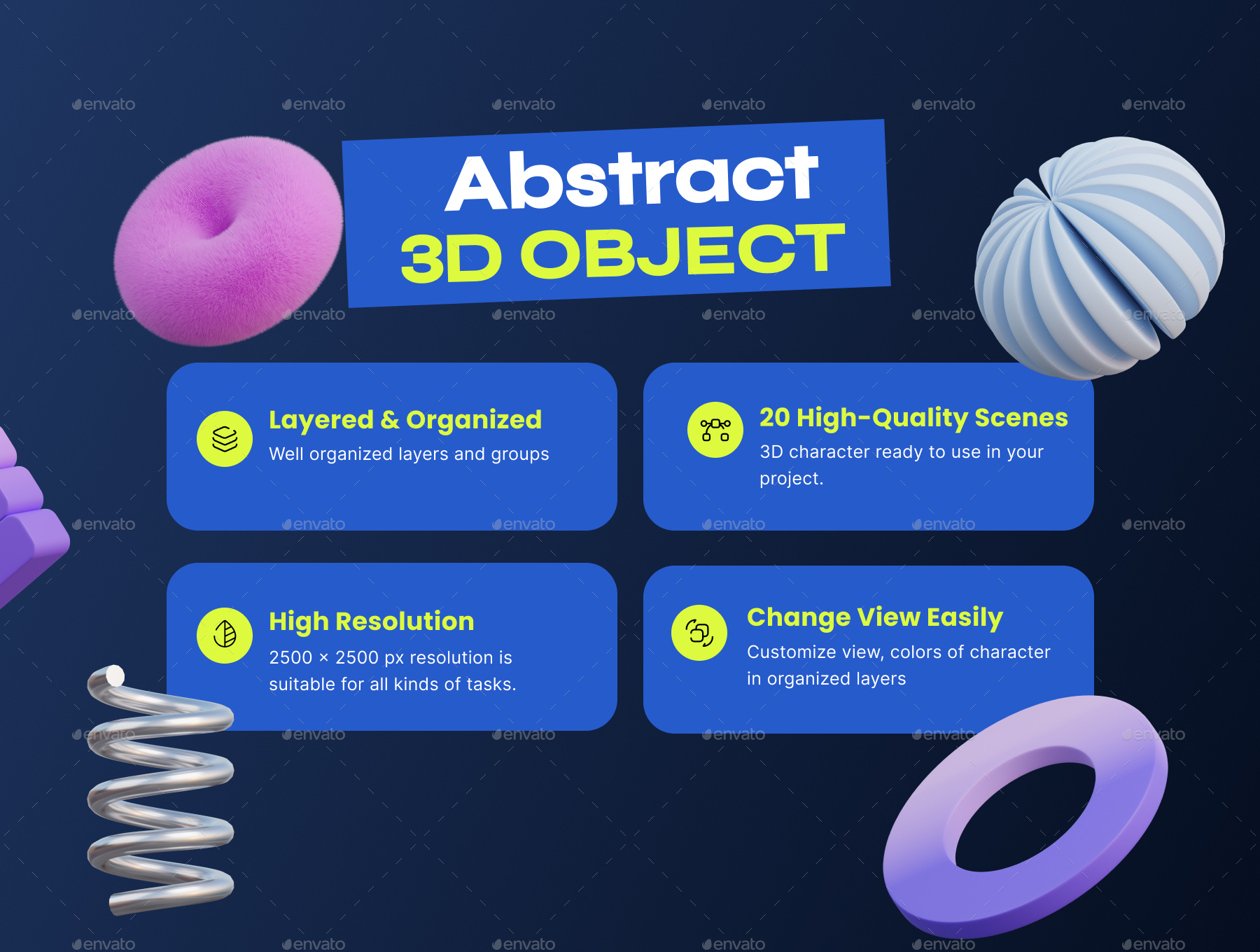 Abstract 3D Object, Graphics | GraphicRiver