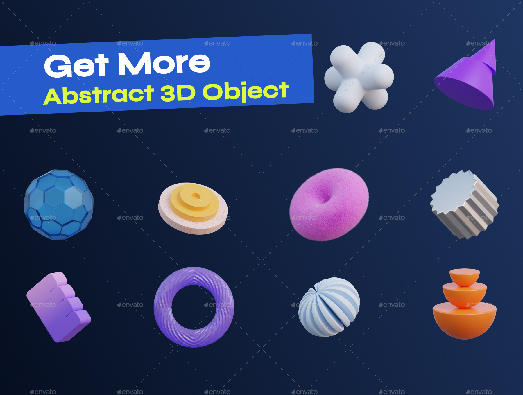 Abstract 3D Object, Graphics | GraphicRiver