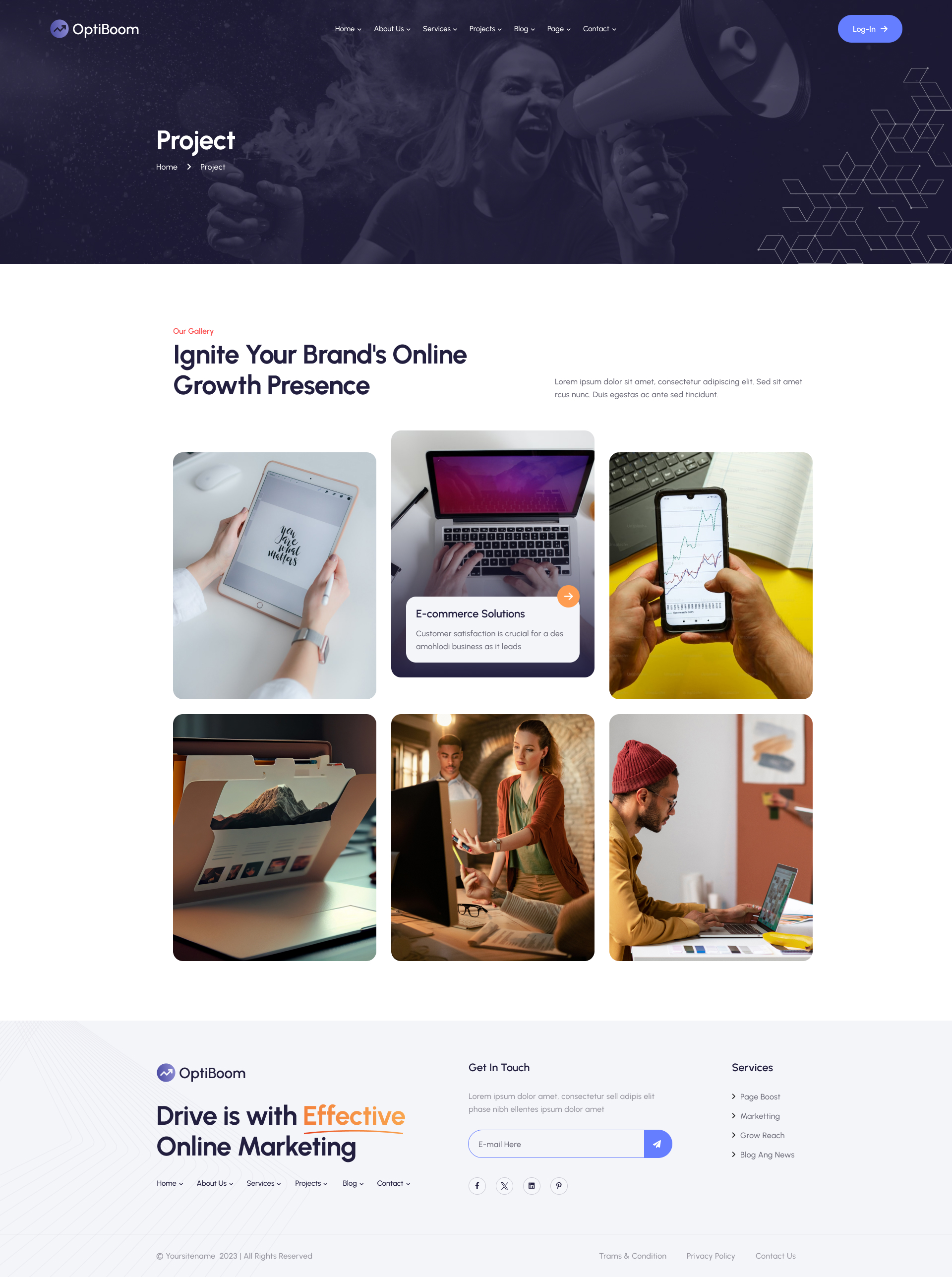OptiBoom - Digital Marketing & SEO Agency Figma Template by Mugli ...
