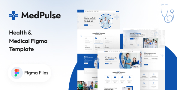 MedPulse - Health & Medical Figma Template by Mugli | ThemeForest