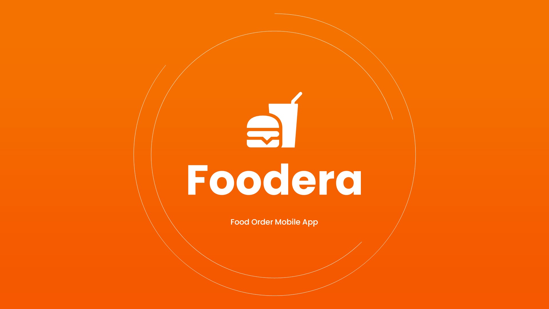 Foodera – Food Delivery Mobile App & SAAS Google Slides Template ...