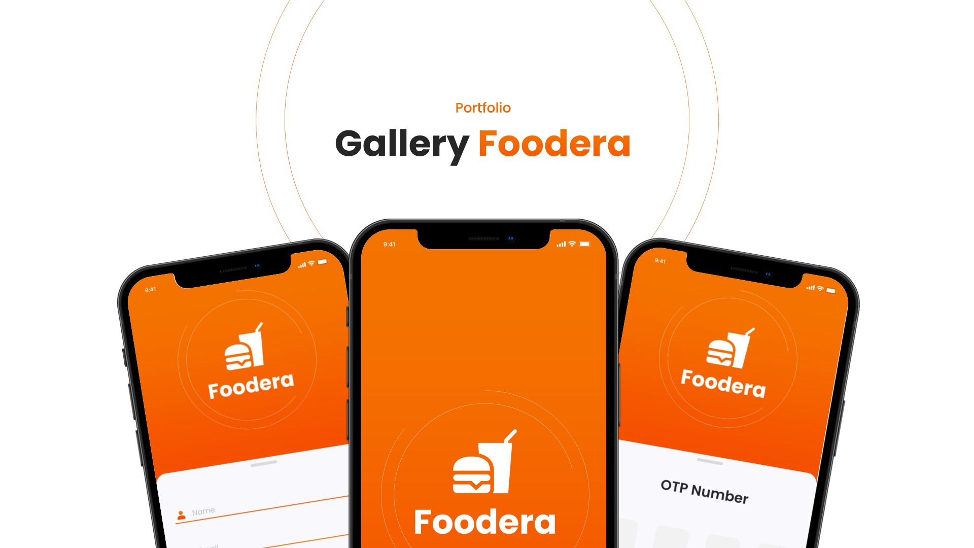 Foodera – Food Delivery Mobile App & SAAS Google Slides Template ...