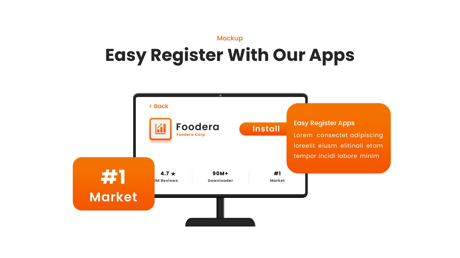 Foodera – Food Delivery Mobile App & SAAS Google Slides Template ...