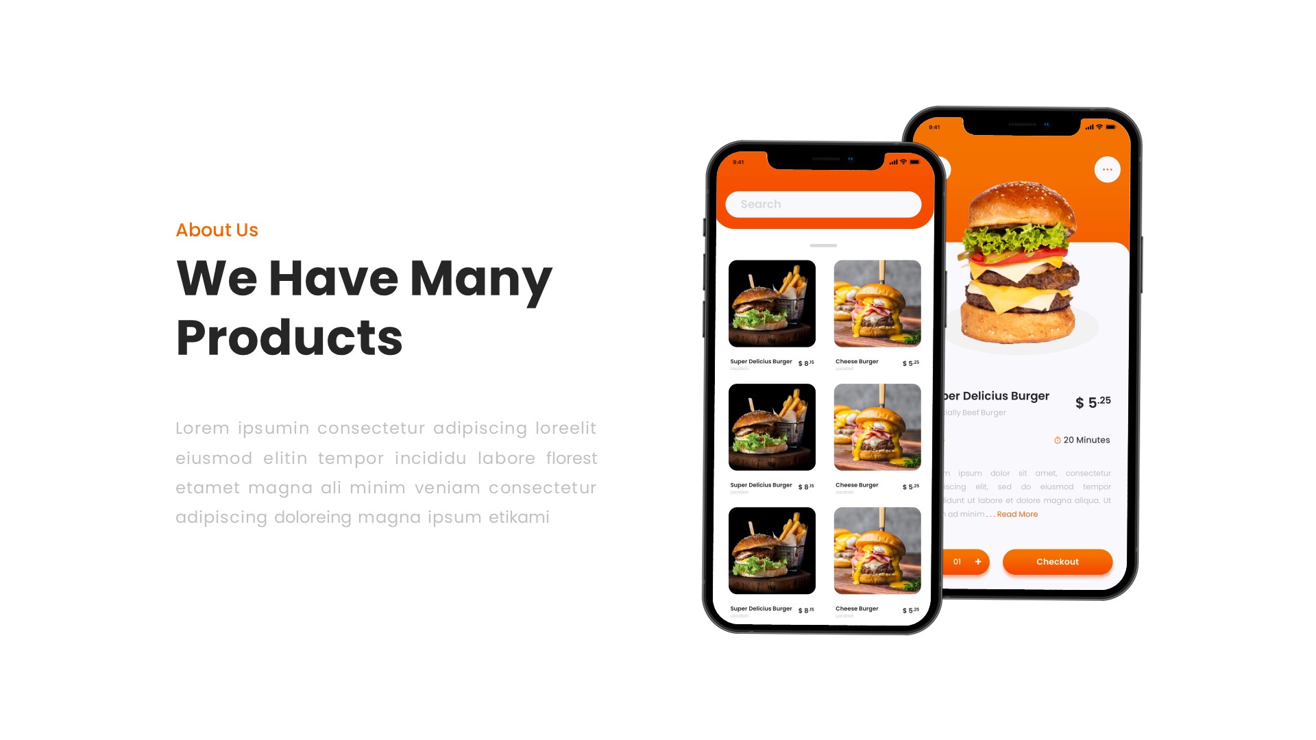 Foodera – Food Delivery Mobile App & SAAS PowerPoint Template ...