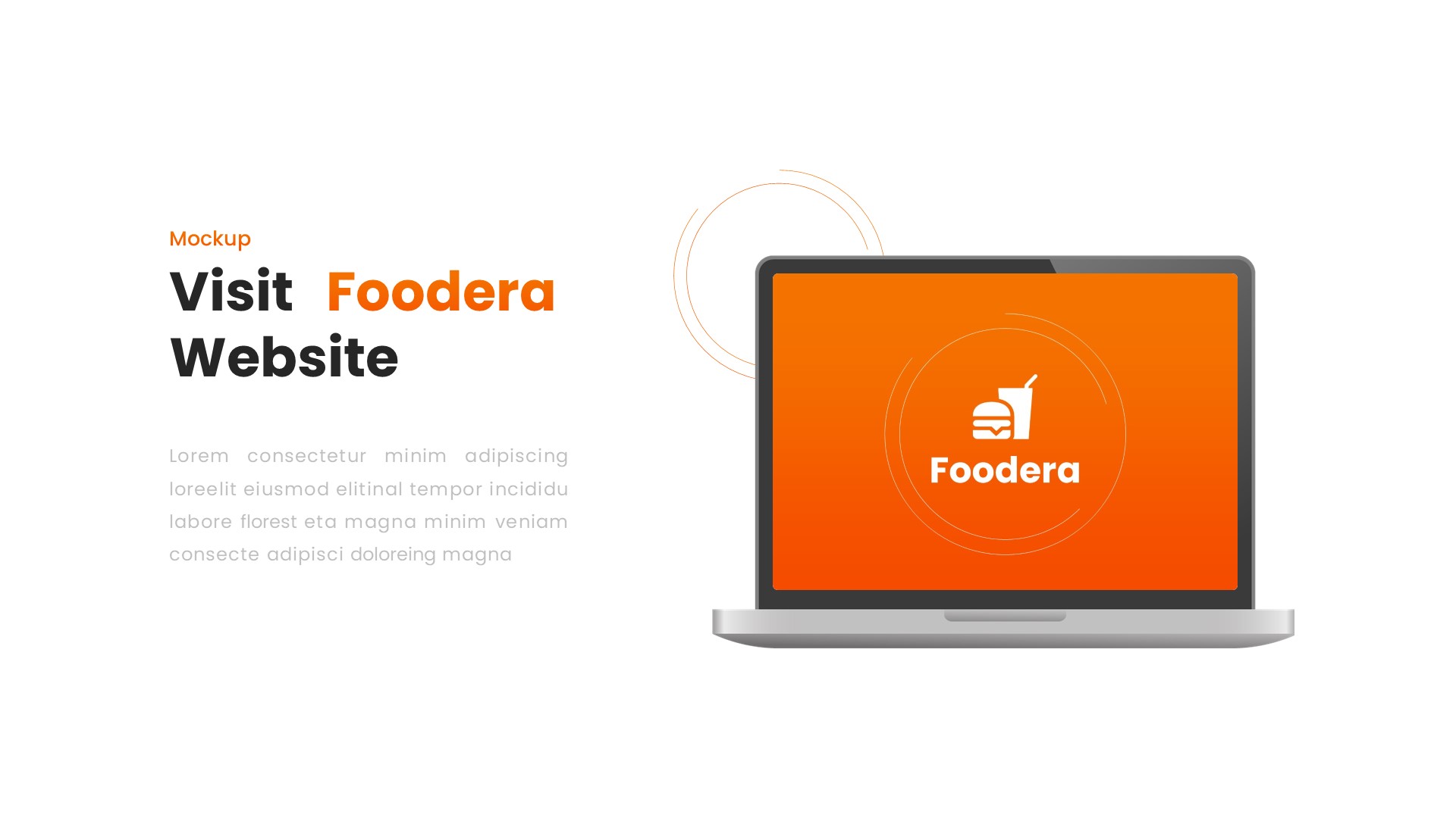 Foodera – Food Delivery Mobile App & SAAS PowerPoint Template ...