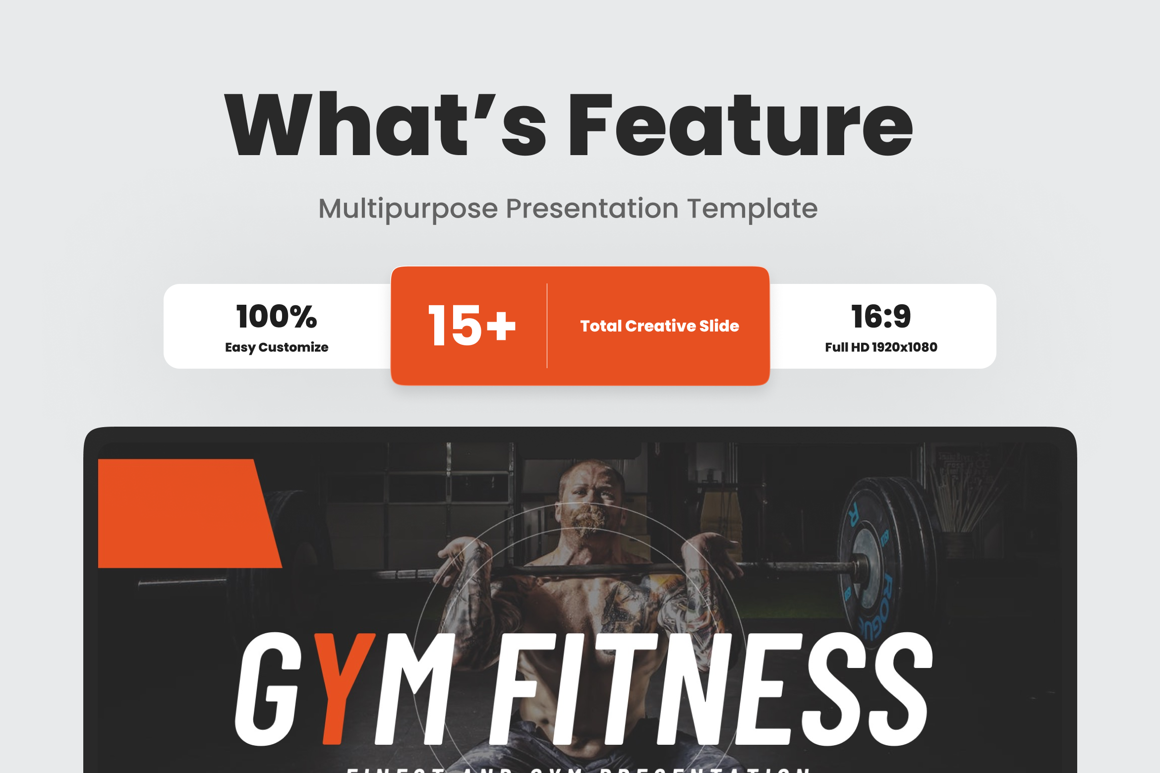 Gym Fitness PowerPoint Template, Presentation Templates | GraphicRiver