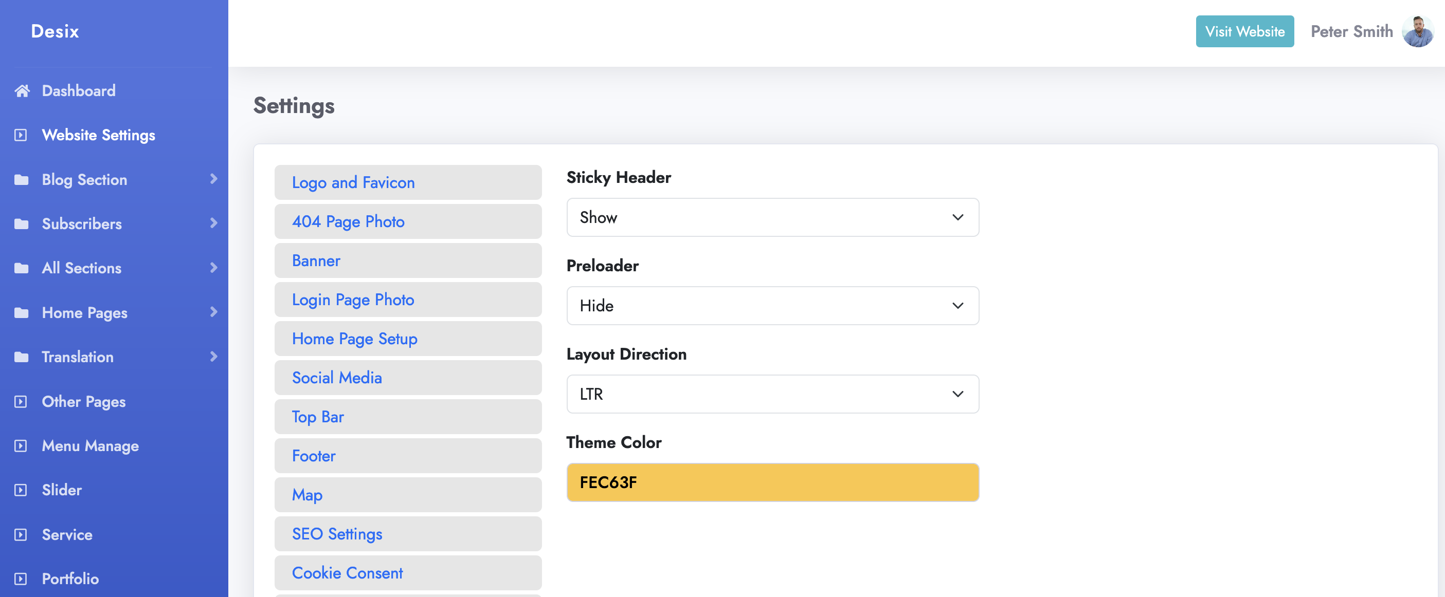 Desix - Multipurpose Business, Creative & Digital Agency CMS by phpscriptpoint