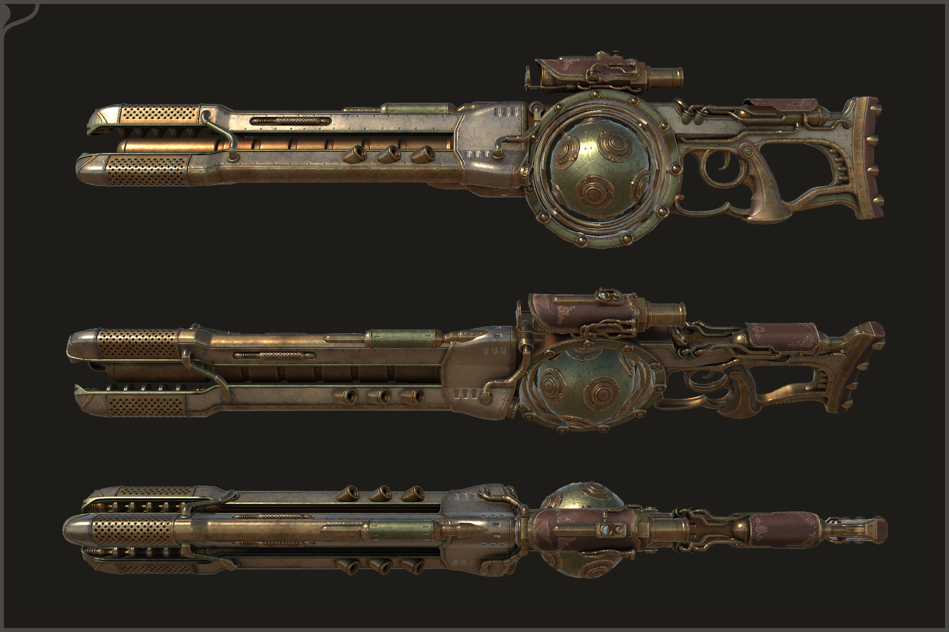 Steampunk Sniper Rifle by Storm_Bringer | 3DOcean