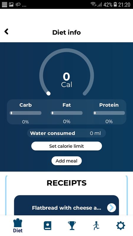 Calorie tracker & Fitness APP by mihart3d | CodeCanyon
