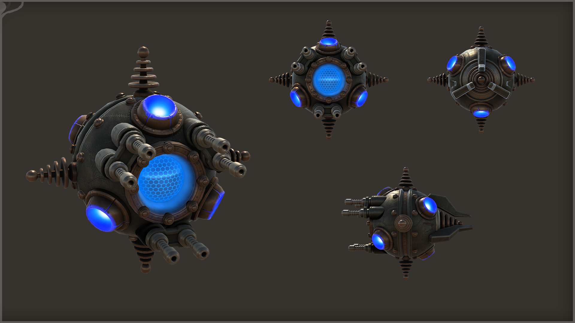 Steampunk Droids by Storm_Bringer | 3DOcean