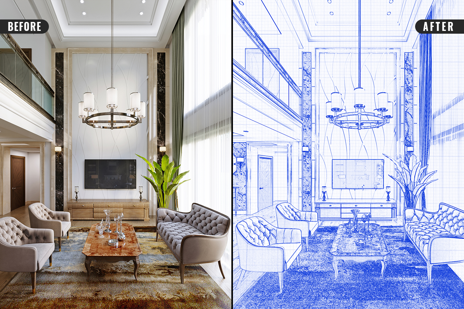 Blueprint Photo Effect, Add-ons | GraphicRiver