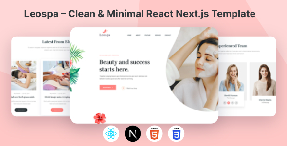 Leospa - Minimal React Next.js Spa Template by themeies | ThemeForest