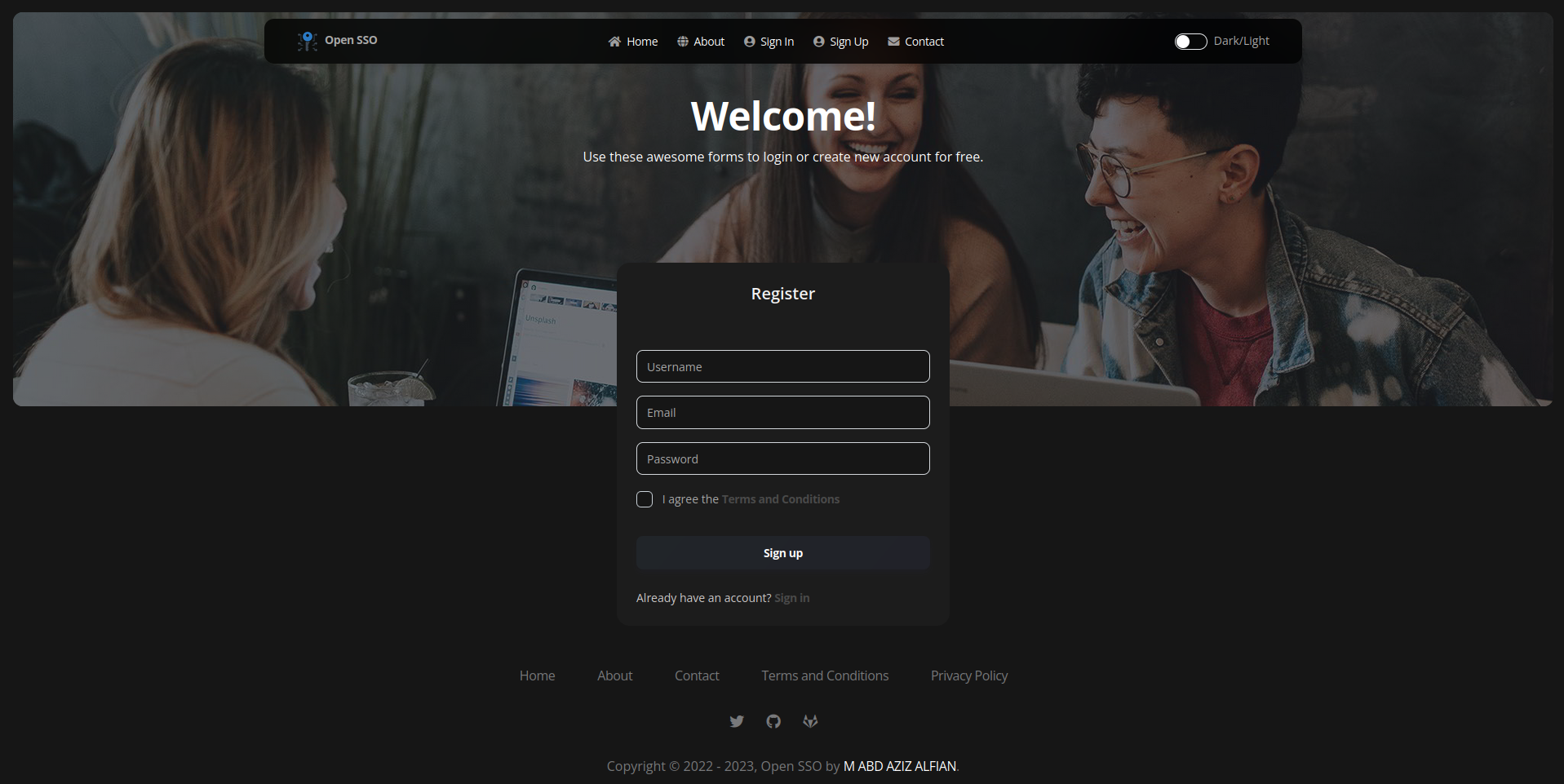 Open Sso Single Sign On Nodejs By Aalfiann Codecanyon