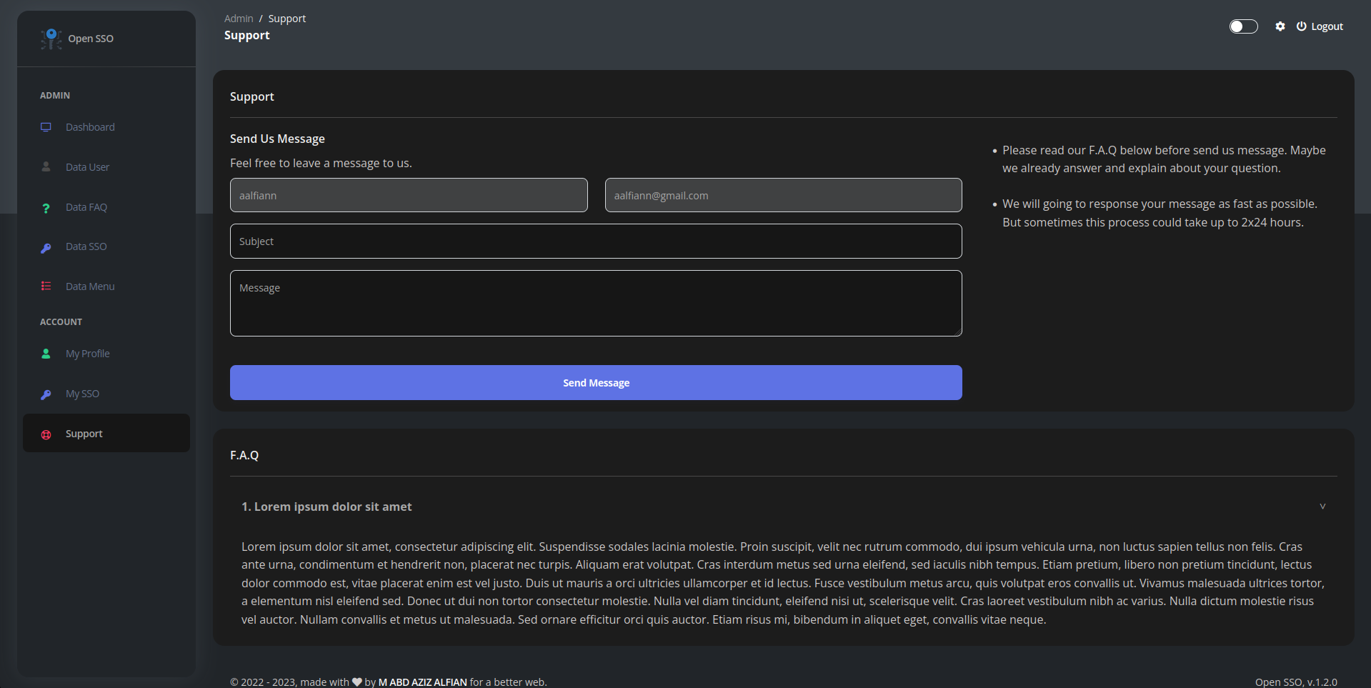 Open SSO (Single Sign On) [NodeJS] by aalfiann | CodeCanyon