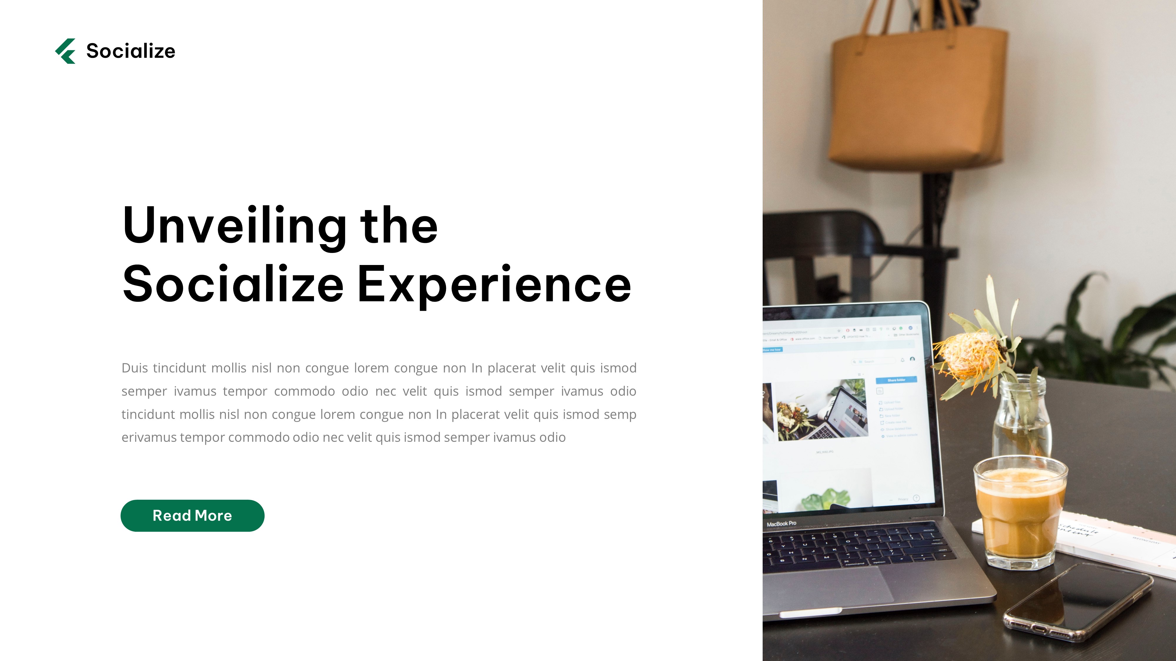 Socialize - Social Media Google Slide Presentation Template ...