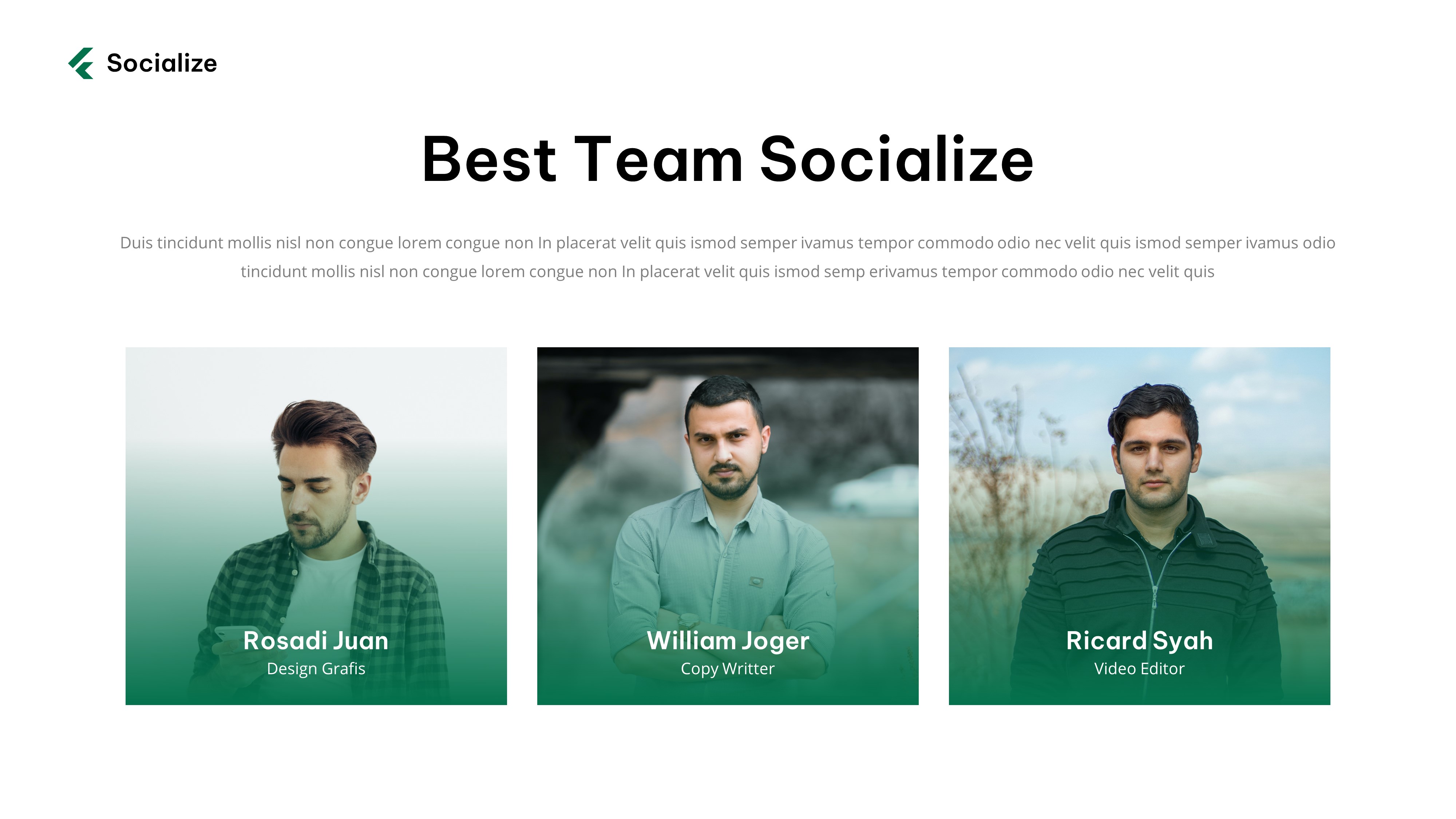 Socialize - Social Media Google Slide Presentation Template ...