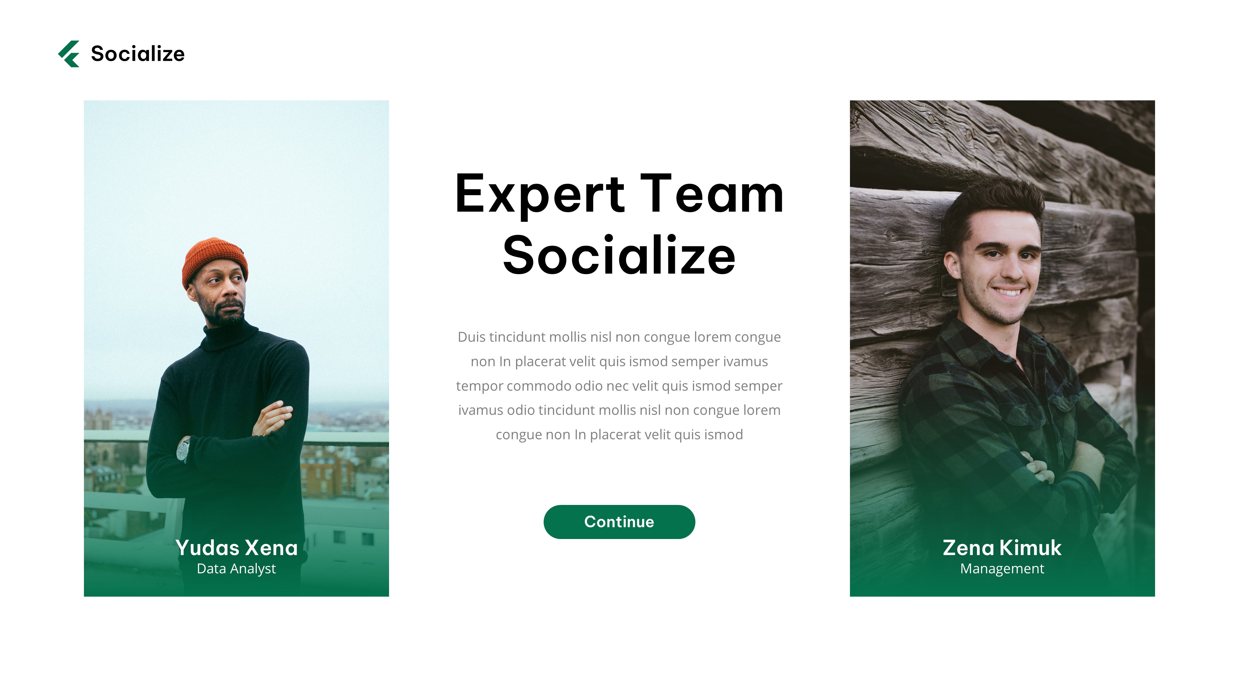 Socialize - Social Media Google Slide Presentation Template ...