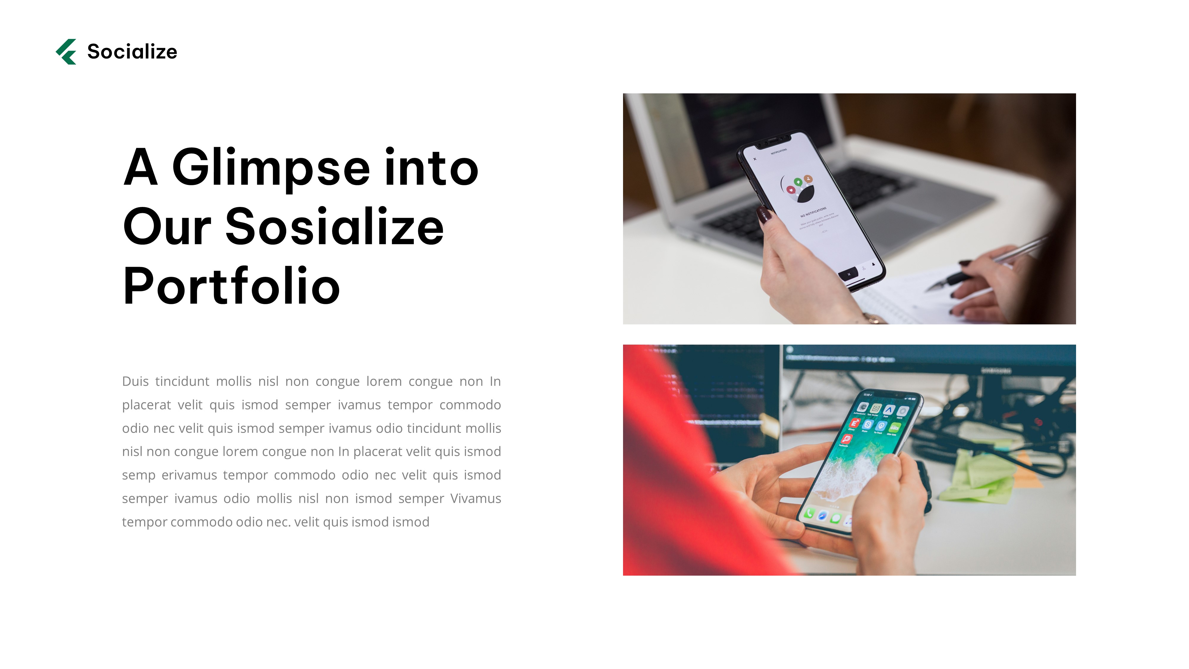 Socialize - Social Media Google Slide Presentation Template ...